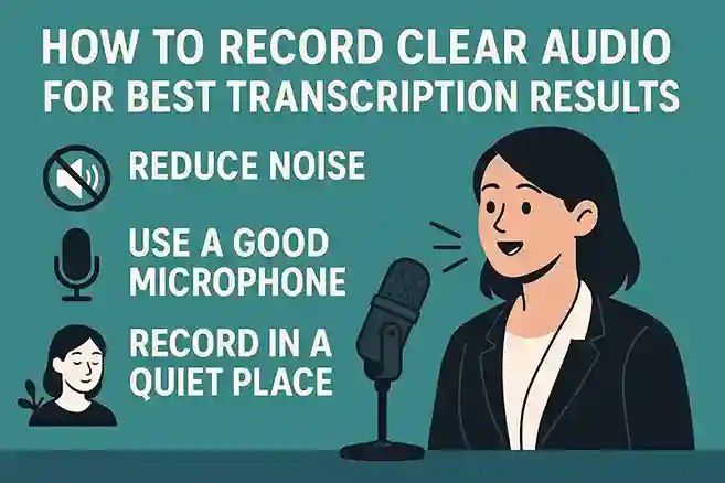 How to Record Clear Audio for Best Transcription Results?